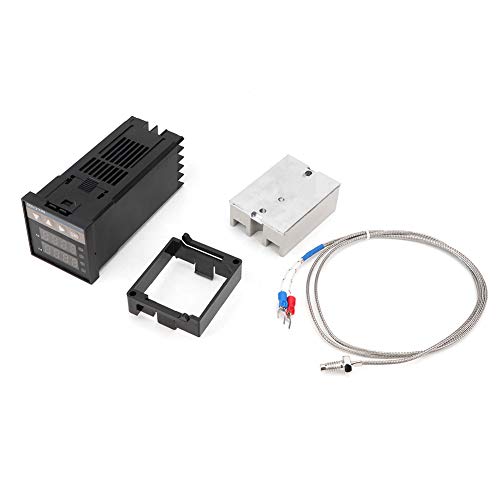 PID REX-C100 Digital Temperature Controller + 40A Solid State Relay K Thermocouple GD 40A SSR