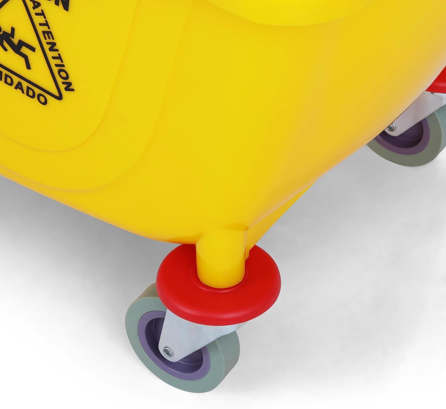 Simpli-Magic Commercial Mop Bucket with Side Press Wringer, 36 Quart, Yellow