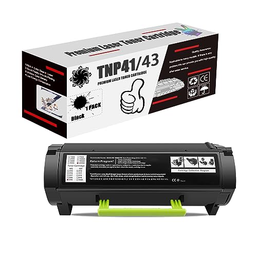JENKEM High Yield Replacement Compatible for Konica Minolta TNP41 TNP43 Toner Cartridge (with Chip) Work for Konica Minolta Bizhub 3320P Printer