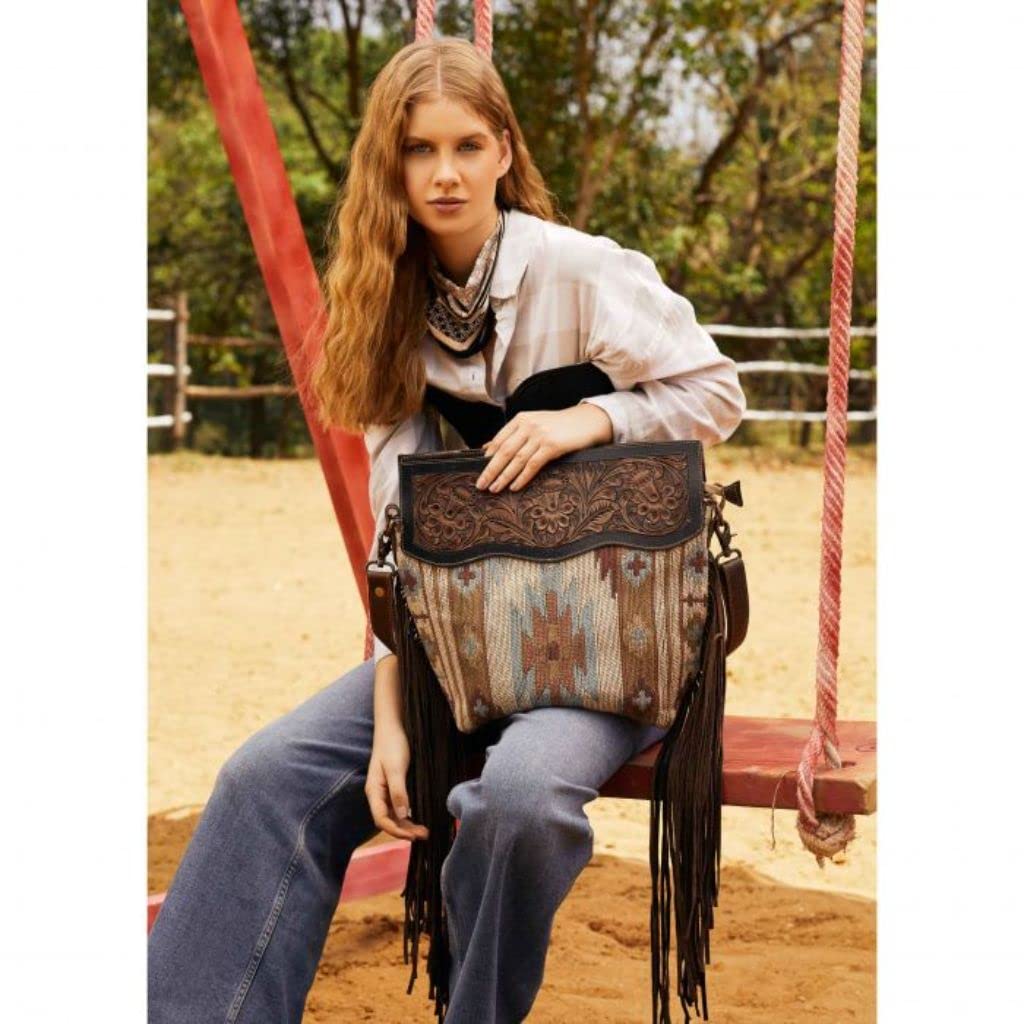 Myra Bag Mercury Hand-Tooled Bag S-3386