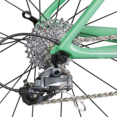 KOWMzxc Bikes for Men Full Carbon V-Brake Road Bike with Wheel Kit Complete Bike (Size : Small)