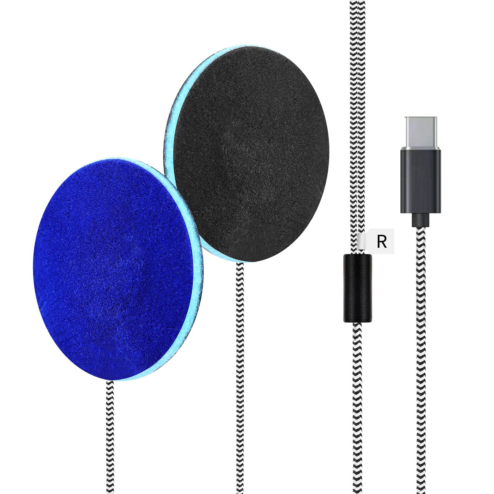 MMUSS Sleep Ultra Thin Pillow Speakers with Stereo for Sleep Headphones. Headband Headphone Replacement (Type-c interface)