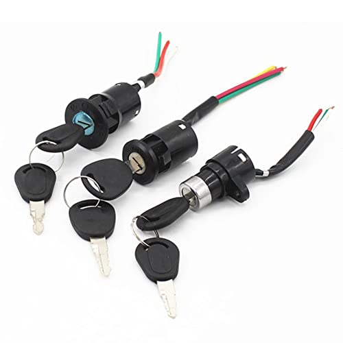 MILiG 1*Universal Electric Bike Electric Scooter Portable Ignition Switch Key Power Lock Bicycle Accessories (Color : Large)