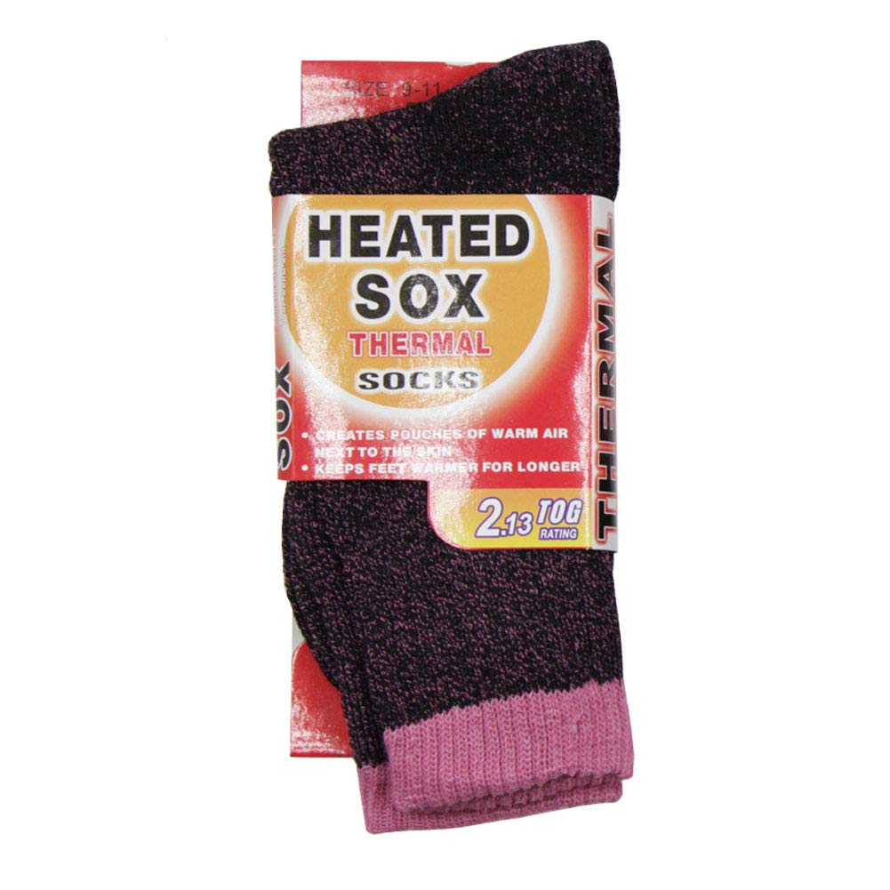 LAVRA Women's Thermal Socks Size 9-11 Warm Winter Heated Sox Insulated Feet Pair of 1-3 Packs