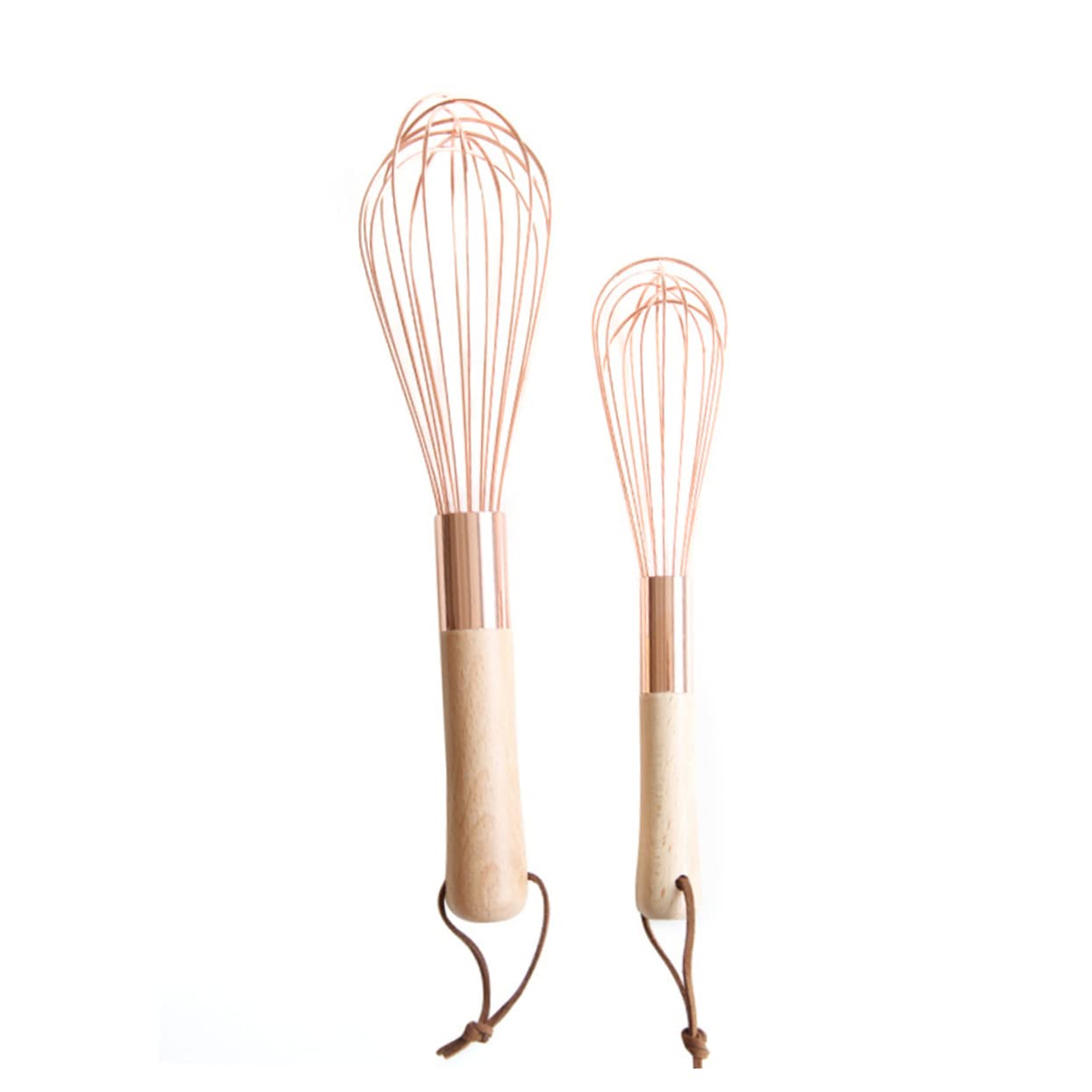 HOMSFOU Egg Whisk Hand Crank Whisk Egg Beater Tool Balloon Whisk Manual Egg Beater Blending Whisk Hand Whisk Balloon Dough Whisk Blender Egg Beater Manual Bamboo To Rotate France Handheld