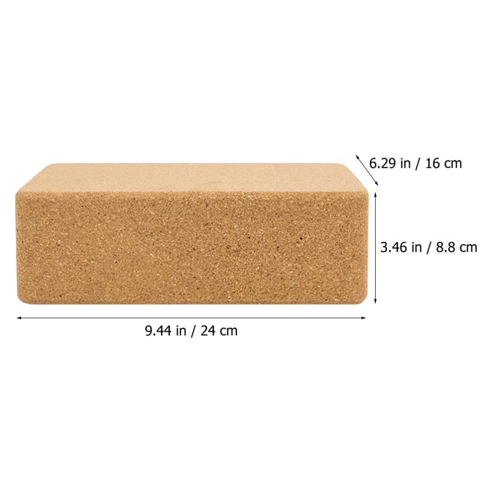 LIOOBO Yoga Kit s Cork Yoga Mat Yoga Training Block Yoga Training Brick Dancing Train Brick for Dancer Yoga Training Accessory Cork Pilates Yoga Block