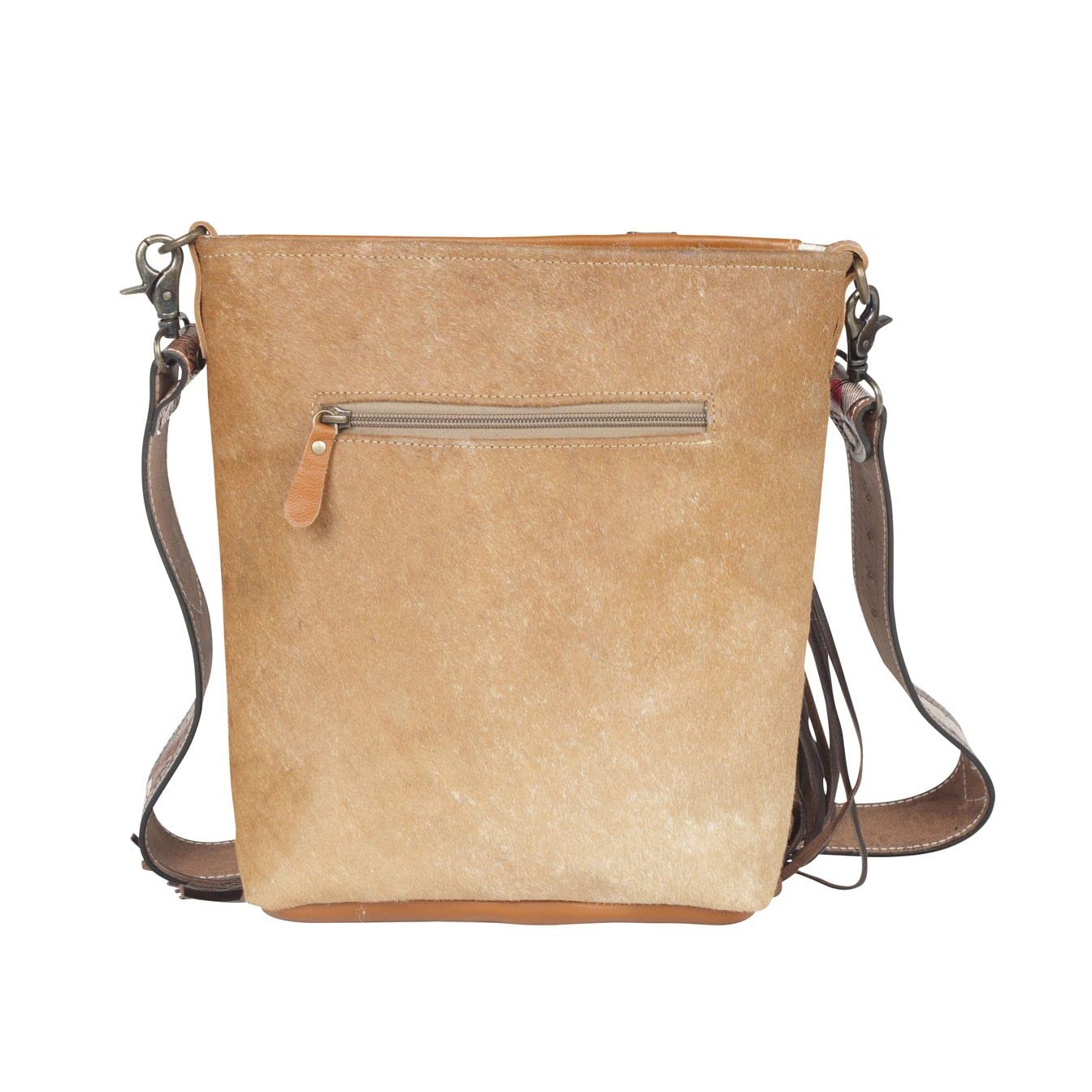 Myra Bag Cappuccino Hand-Tooled Bag S-4356