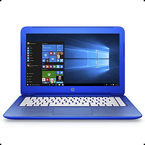 HP Stream 13 13.3" Business Laptop, Intel Celeron N3050 1.6GHZ, 2G DDR3L, 32G eMMC HDMI, USB 3.0, USB 2.0, Windows 10 Pro 64 Bit-Multi-Language Supports En/Fr/Sp(Renewed).