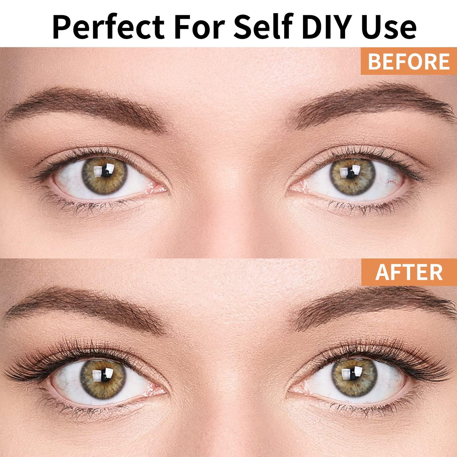 Lash Bond and Seal, VOOZT Lash Glue Cluster Lash Glue Bond and Seal for DIY Individual Lash Extensions Gentle Soothing Non-Irritating 2 in 1 Strong Hold Long Lasting Waterproof Eyelashes Glue