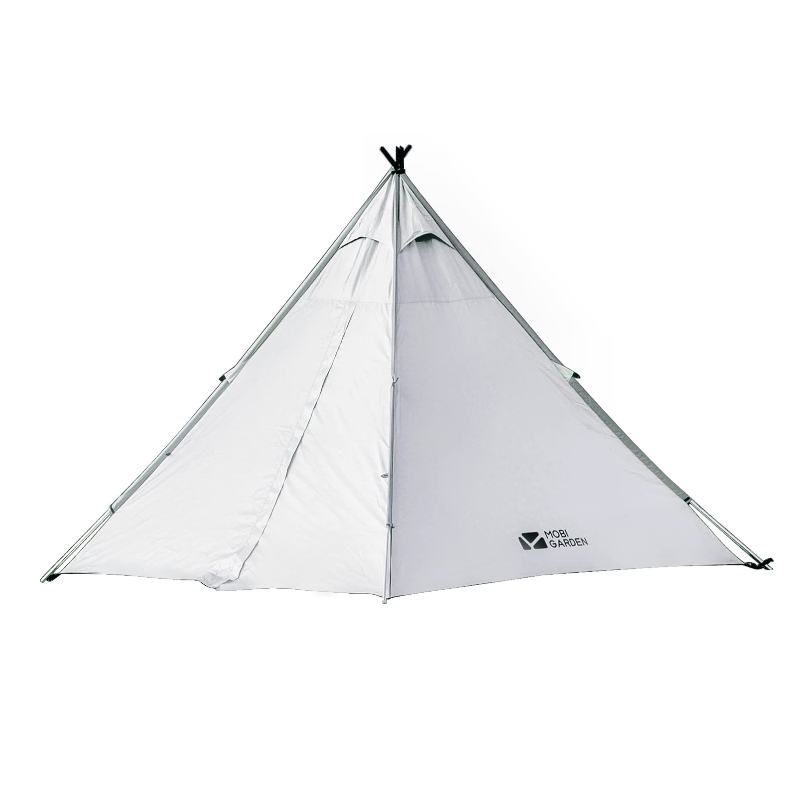 MOBI GARDEN Pyramid Camping Tents Pyramid Tent 2-3 Persons for Outdoor Glamping Waterproof