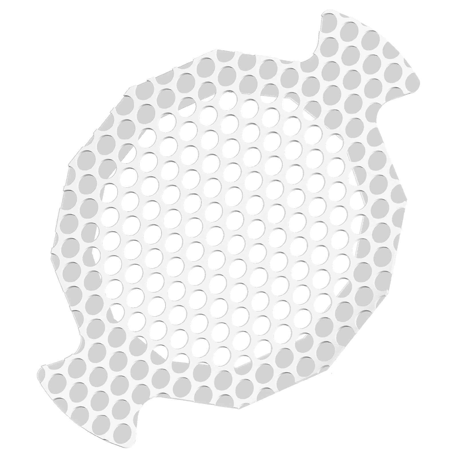 INVIHUG,25 Pack, Disposable Shower Drain Hair Catcher Mesh Stickers,Disposable Hair Drain Catcher. (White)