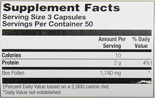Honey Gardens Bee Pollen, Capsule (Btl-Glass) | 580mg 150ct