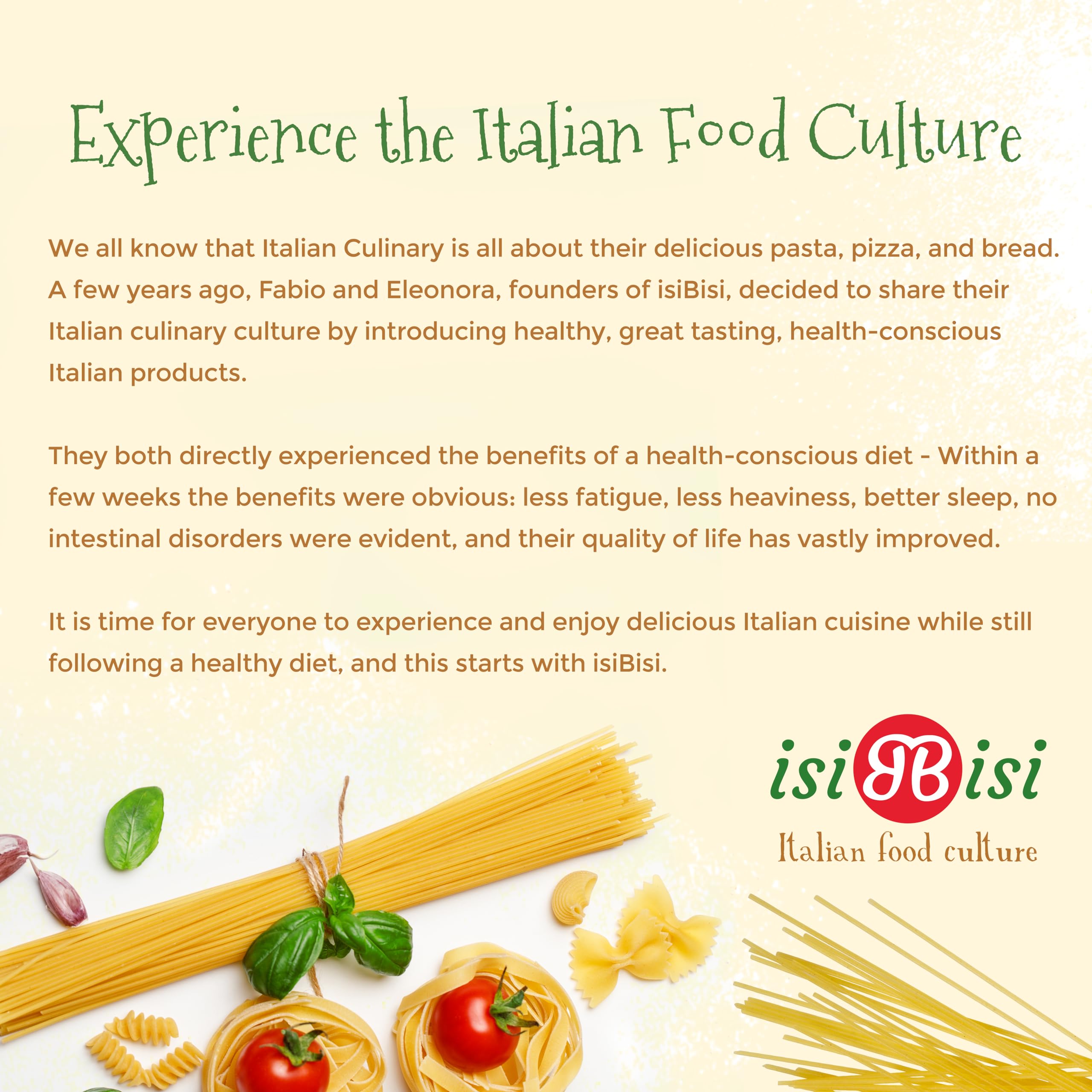 isiBisi Spaghetti Pasta - Organic Pasta Noodles, Authentic Italian Spaghetti - Vegan, Non GMO, Rice and Corn Flour - Made in Italy
