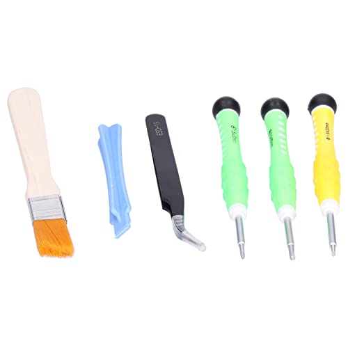 VLIZO Joystick Replacement Repair Kit,QM2107094 Game Console Repair Kit Joystick Replacement Part Tool with Tweezers Screws for Switch,Replace Game Console Joystick