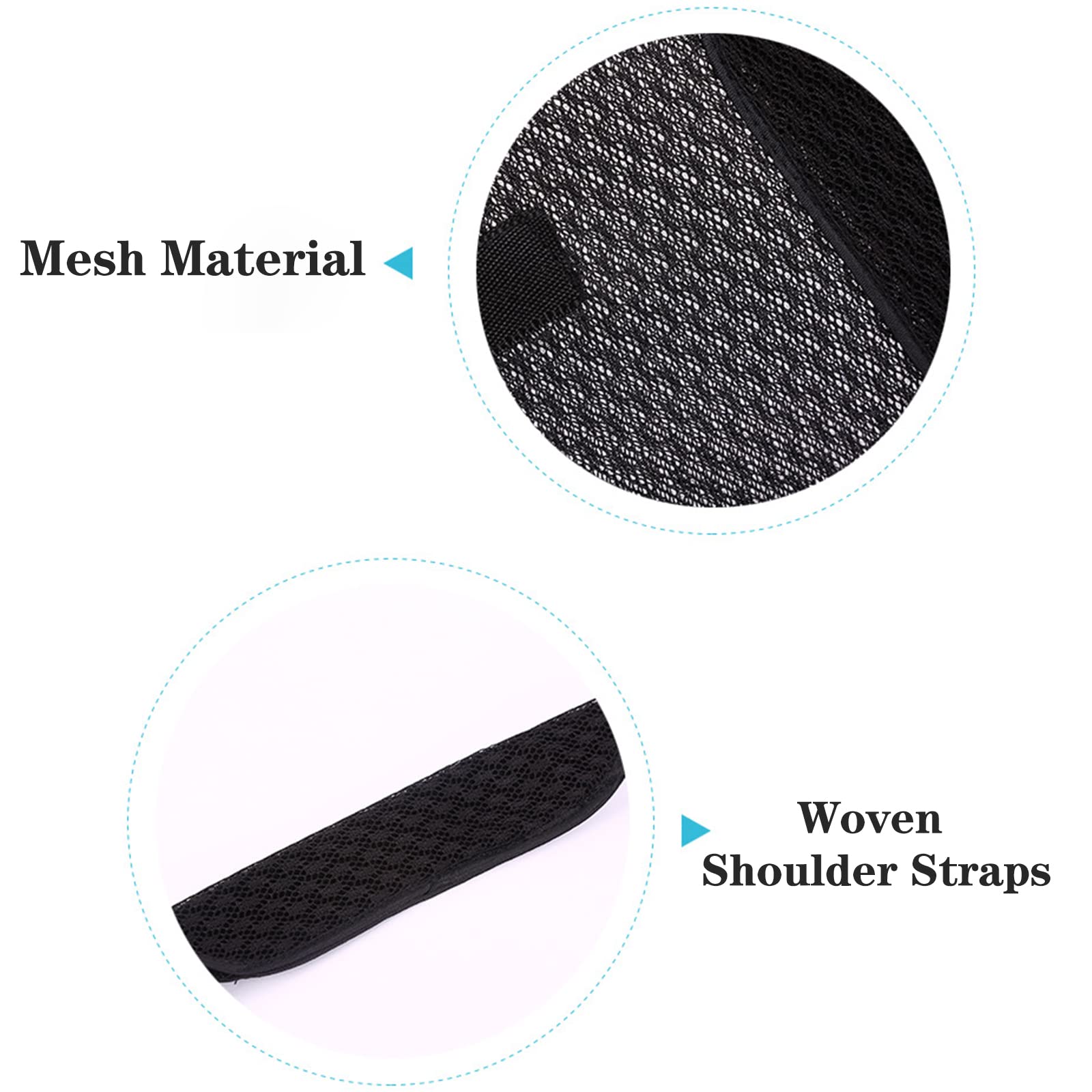 LJYLJH Adjustable Mesh Shoulder Sling - Arm Brace for Torn Rotator Cuff Injury - Right/Left Support for Men and Women - Stabilizer for Elbow, Wrist Injuries,Black