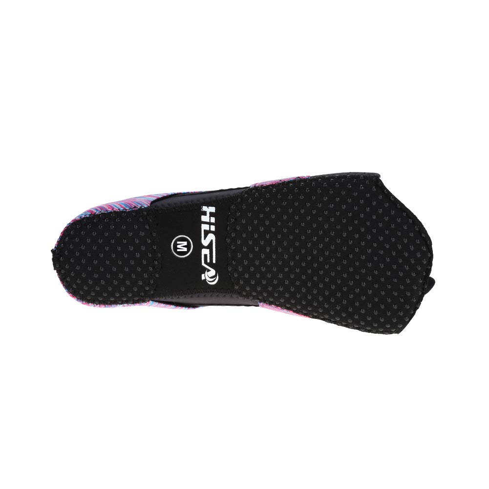 OUKENS Non Slip Yoga Socks with Grip, Toeless Anti-Skid Pilates, Barre, Ballet, Bikram Workout Socks Shoes with Grips(M(37-38))