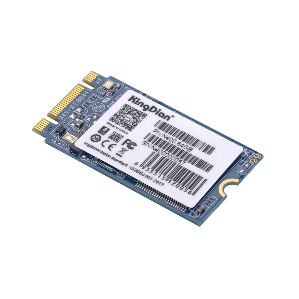 KingDian MSATA NVME M.2 NGFF 2242 2280 Solid State Drive Disk for Desktop PCs and MacPro(N400 64GB)