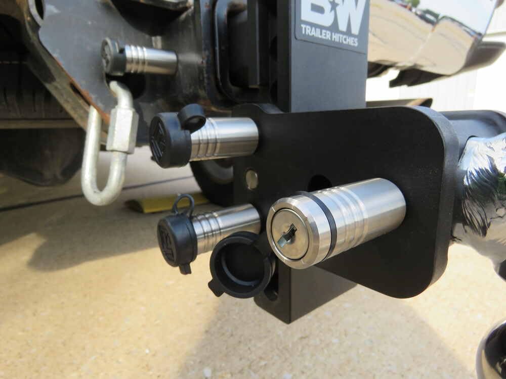 InfiniteRule Security 61775 | 4 Pack Mixed 2.5, Keyed Alike, Hitch Locks for B&W 2.0" & 2.5" Tow & Stow 10K LB & 18K LB - Includes Lock for 2.5" Receiver