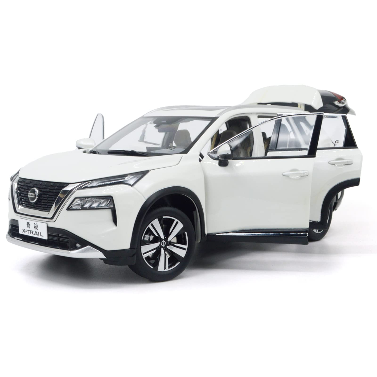 PAUDI MODEL 1/18 Scale Diecast Car X-Trail Minicar 2022 For Adults Collection Birthday Present White