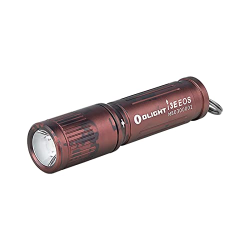 OLIGHT 90 Lumens i3E EOS PMMA TIR Lens AAA Flashlight Compact Keychain Flashlight EDC Flashlight for Night, Camping