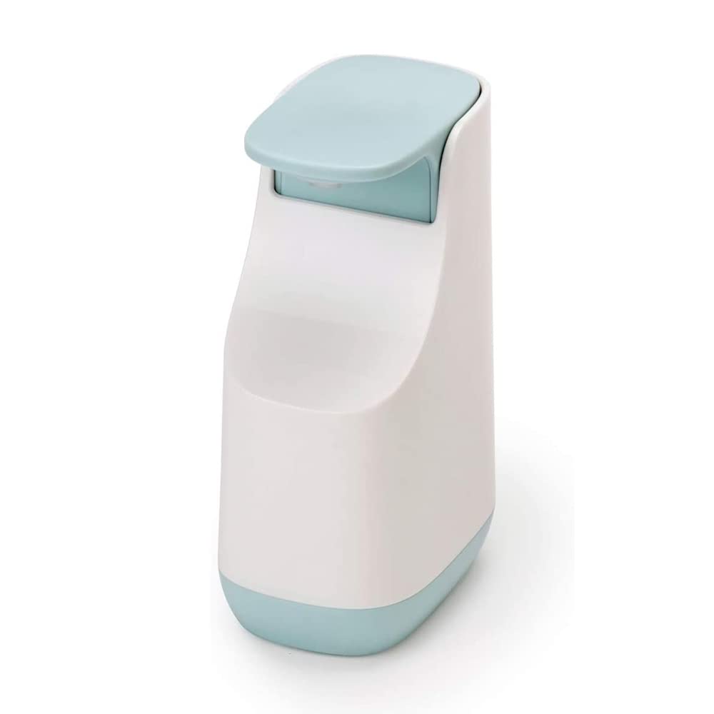 Joseph Joseph 70503 Slim Compact Soap Dispenser with Non-Drip Nozzle, Blue