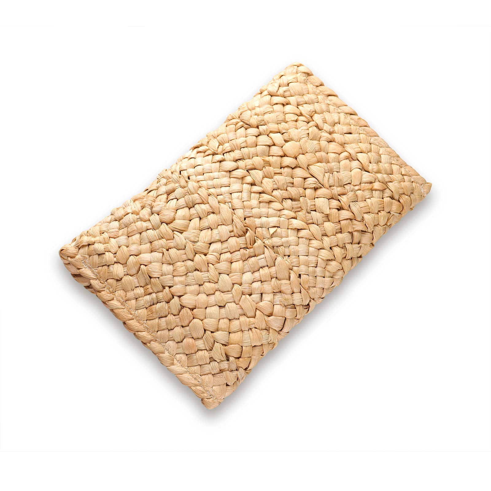 LUOFMISS Straw Clutch Purses for Women Envelope Woven Clutch Handbags Casual Straw Handmade Bag