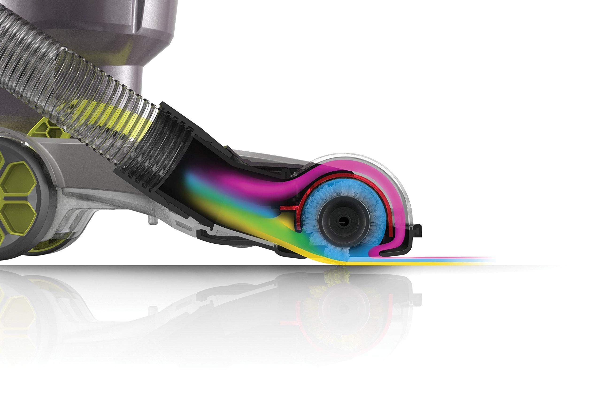 Hoover Windtunnel Air Steerable Bagless Upright Vacuum Cleaner, Lightweight, Corded, UH72400, Grey , Gray