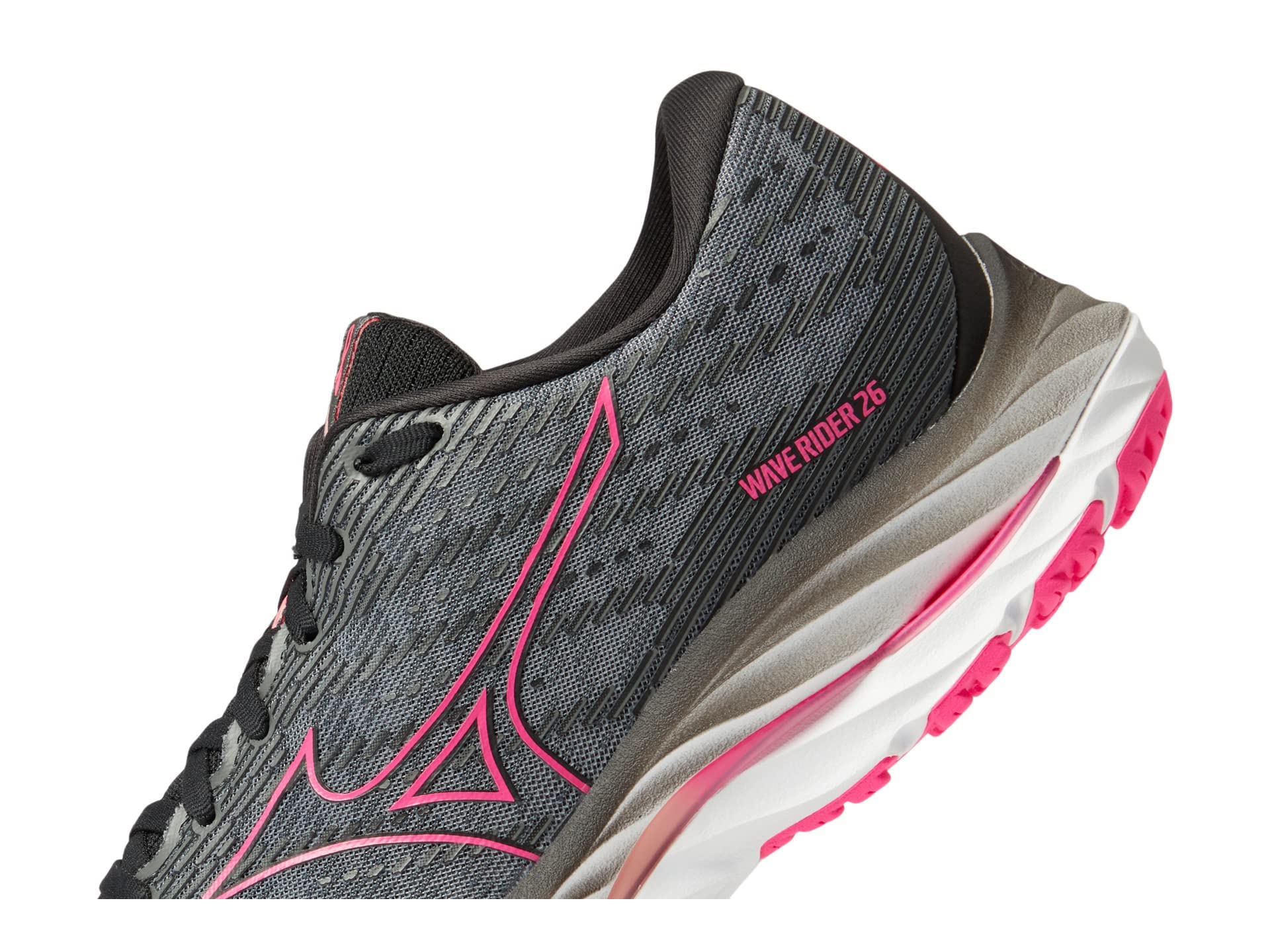 Mizuno Wave Rider 26 Project Zero Quiet Shade/Pink Glo Men's 11 D (M)