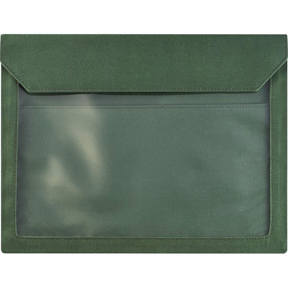 King Jim Flatty Works 5466 Bag-in-Bag Case, A4, Khaki
