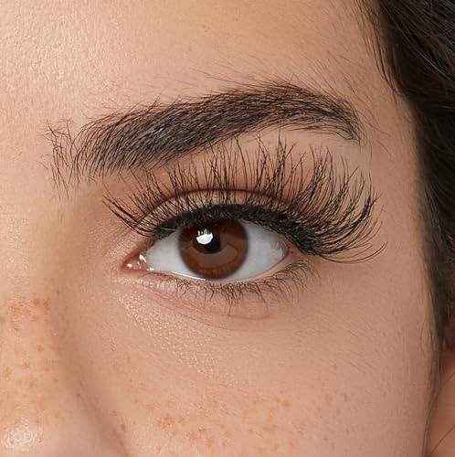 KISS Sister Nature False Eyelashes, Willow', 14 mm, Includes 1 Pair Of Lash, Contact Lens Friendly, Easy to Apply, Reusable Strip Lashes