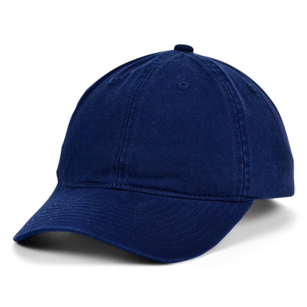 Mitchell & Ness Blank Basic Classic Adjustable Strapback Cap, Navy