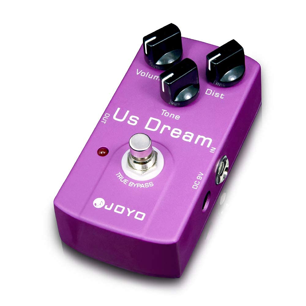 JOYO JF-34 High-Gain Distortion and JF-01 Vintage Overdrive Effects for Electric Guitar Most Frequently Combination Budget Pedals in Bundle