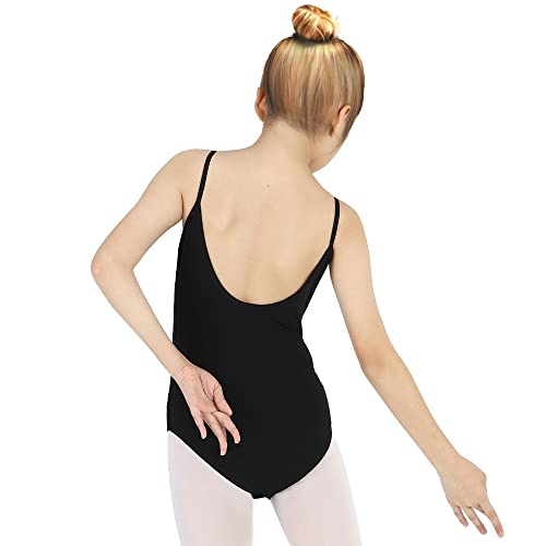 Linden Ridge Ballet Leotards for Girls,Gymnastics Leotards for Girls Dance Performances (XX-Large(150), Black)