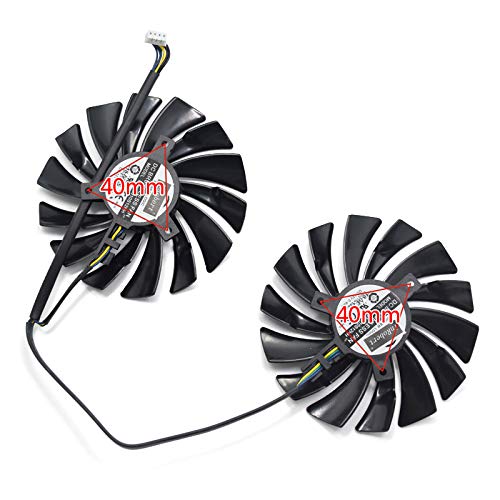 inRobert Graphics Card Cooling Fan Replacement for MSI GTX 1080 GTX 1070 GTX 1060 RX 580 RX570 Armor Video Card Cooler Fan