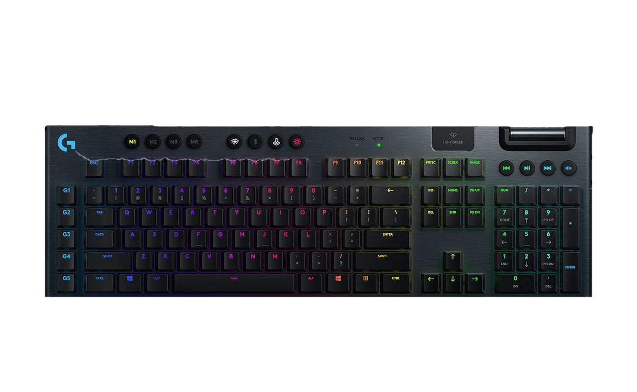 Keyboard Cover for Logitech G915 & Logitech G815 RGB Mechanical Gaming Keyboard, Logitech G915 & Logitech G815 RGB Keyboard Skin Protector - Green