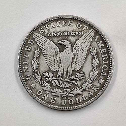 MarshLing Antique Liberty Old Coins Morgan Silver Dollars 1921 Coin Collecting USA Old Original Pre Morgan One Dollar (Silver Old Coin)
