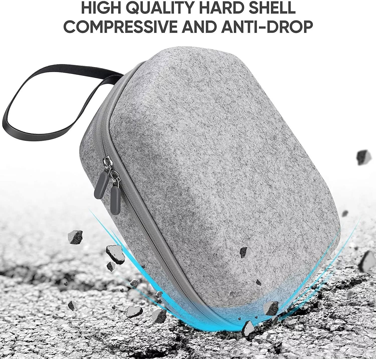 New World Storage Bag Case for Meta Oculus Quest 2 ,Hard Carrying Case Compatible with Oculus Quest 2 Basic/Elite Version VR Gaming Headset and Touch Controllers Accessories,