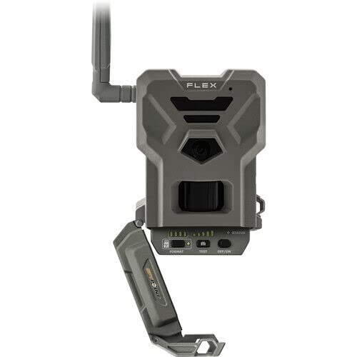 Middletown Outdoors Spypoint Flex Cellular Trail Camera with 16GB Micro SD Card, Dual SIM Connectivity, 1080P Videos, 33MP HD Trail Camera Bundle
