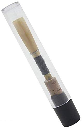 Jiayouy 3Pcs Oboe Reeds Medium Soft with Plastic Case/Tube Oboe Reed Woodwind Instrument Accessories Black