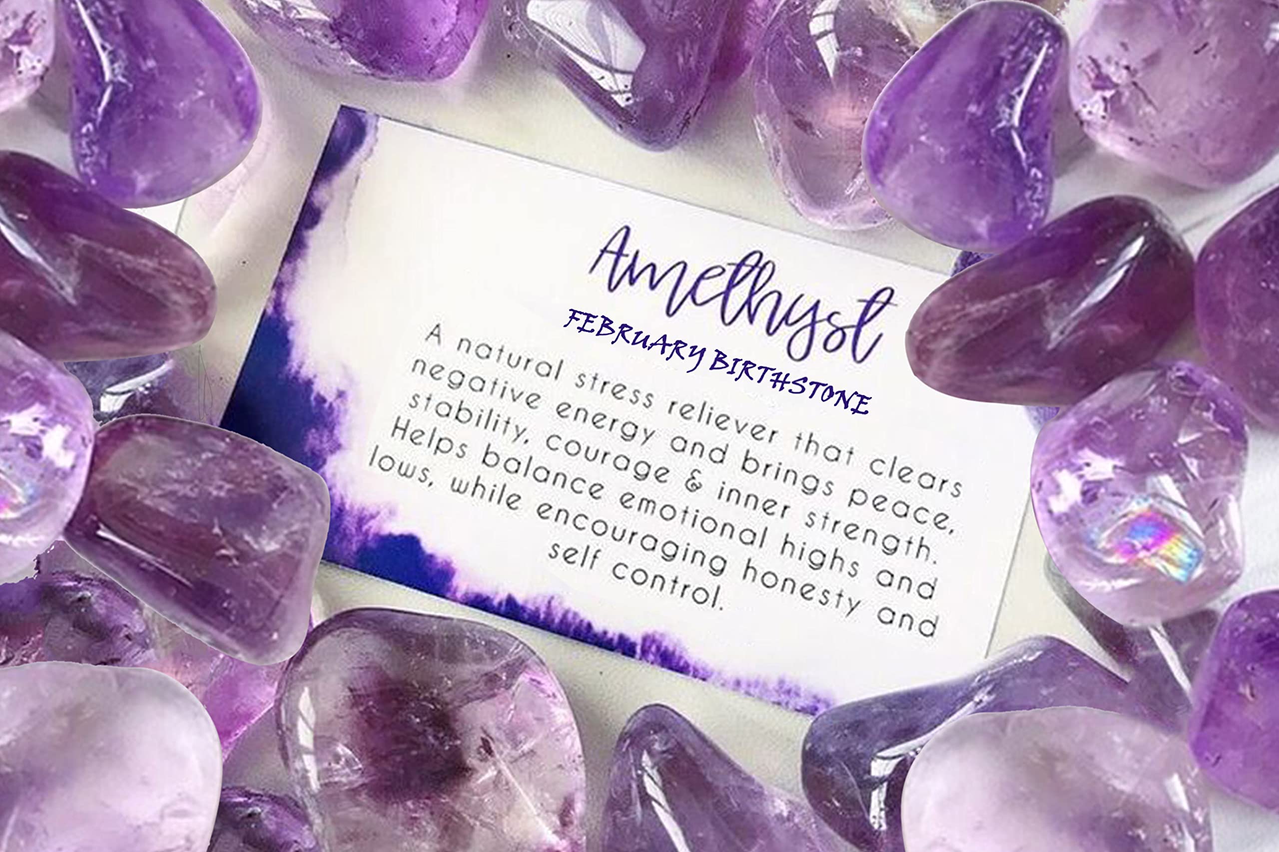 Mirahi 4mm Round Cut Amethyst Anniversary Pendant, 3 Stone Pendant For Her, 14k Solid White Gold V-Shape Pendant Necklace, Amethyst & Aquamarine Natural Gemstone Anniversary Pendant