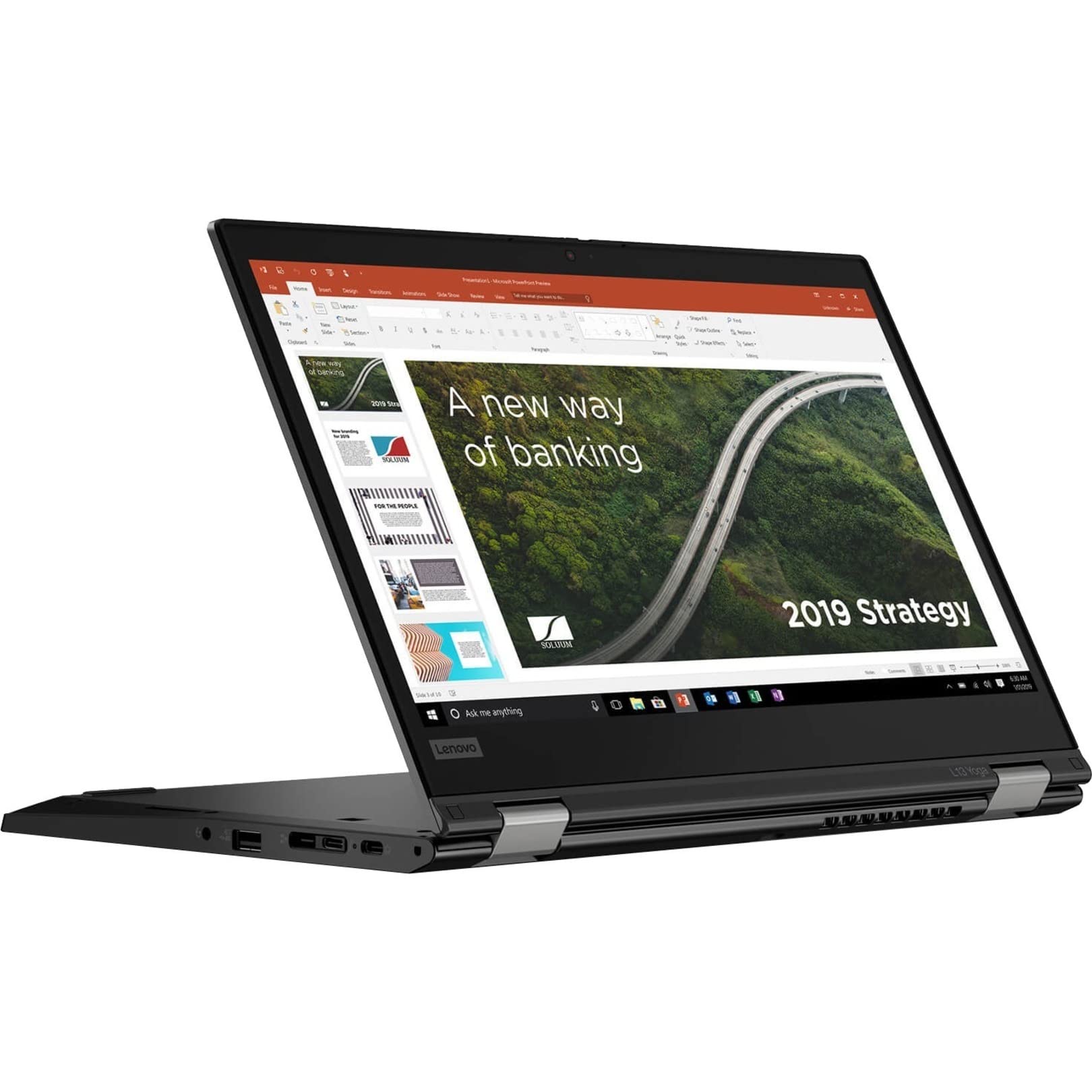 Lenovo ThinkPad L13 Yoga Gen 2 20VK0008US 13.3" Touchscreen Convertible 2 in 1 Notebook - Full HD - 1920 x 1080 - Intel Core i5 i5-1135G7 Quad-core (4 Core) 2.40 GHz - 8 GB RAM - 256 GB SSD - Black