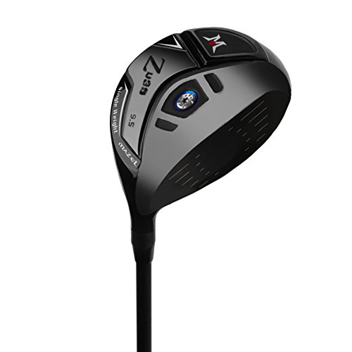 MAZEL Black Golf Driver 9.5 Degree & Golf Woods 3,Bundle of 2