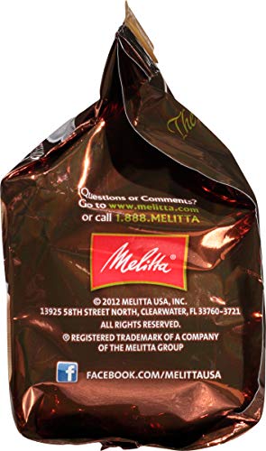 Melitta Coffee Pods, Dark Roast, 18 Count (Pack of 6) 108 Total Pods