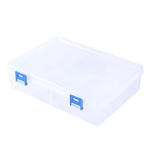 WeiLaiKeQi Storage Box Supply Display Case with Lid Practical Container for Jewelry Findings Screw Earring Craft Accessories Paintbrushes