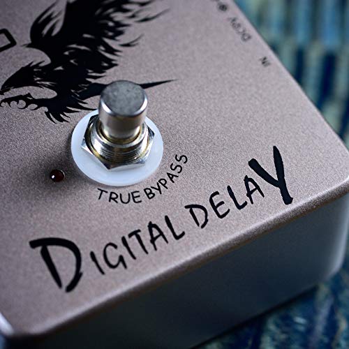JOYO Digital Delay Effect Pedal for Electric Guitar & Bass Delay Time Range 25ms-600ms Sounds "Analog" Delay - True Bypass (JF-08)