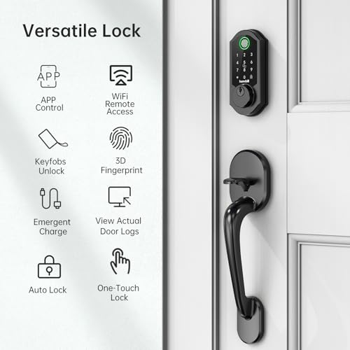 Hornbill Smart IC Cards, Smart Fobs Work with Smart Locks, Addable Smart Cards for TTLock Smart Locks, Keyless Entry Smart Cards for Door Lock 3pcs