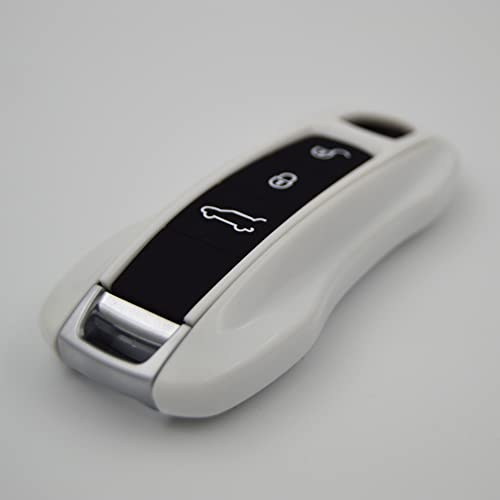 Zorratin (3-pieces) Center + Side Key Fob Casing Cover for Newer Porsche Panamera 2017+ Cayenne 2018+ 911 2020+ Taycan