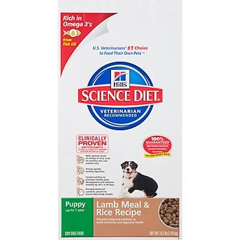 Hill'S Science Diet Puppy Lamb Meal And Rice Recipe Dry Dog Food, 15.5-Pound Bag