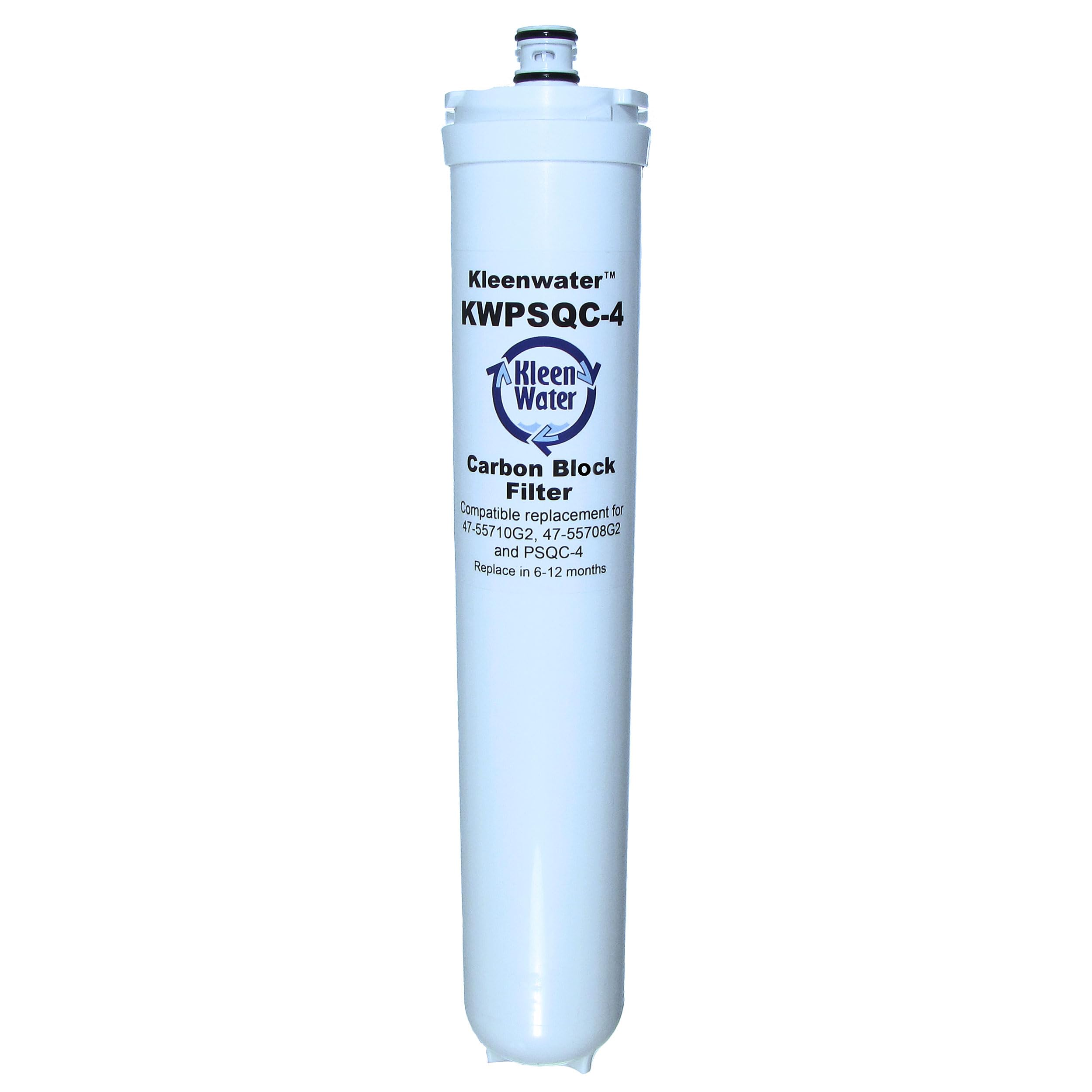 KleenWater KWPSQC-1-4-6 Water Filter Set, Includes Sediment Filter, Carbon Block Filter and Lead Removal Filter