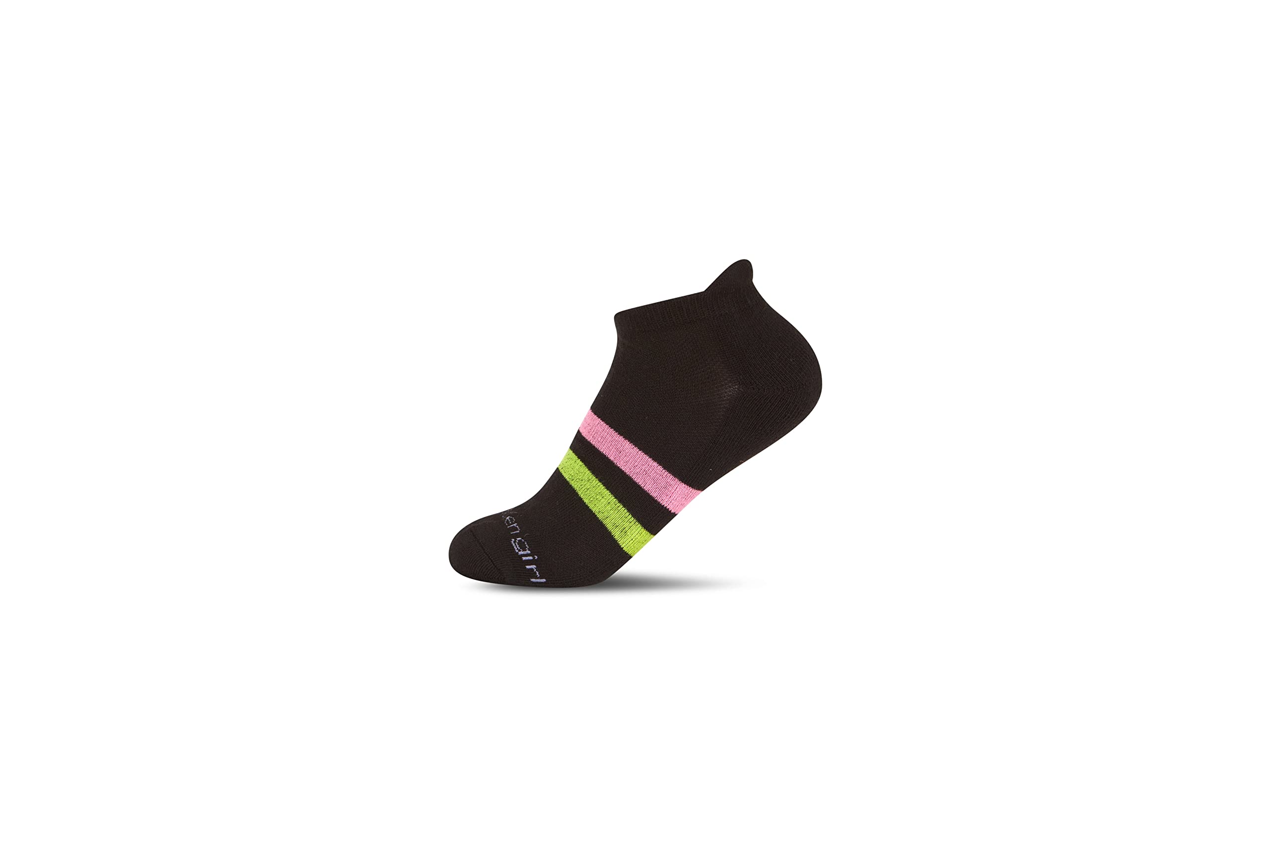 Madden Girl Women's Athletic Low Cut Socks, Mesh, Breathable, Soft 10-Pack, Black